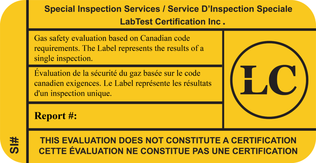 CSA-B149.3 approvals in Alberta - LabTest Certification Inc
