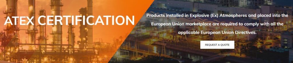 1st QAN Certificate as a Canadian Notified Body for the EU ATEX Directive