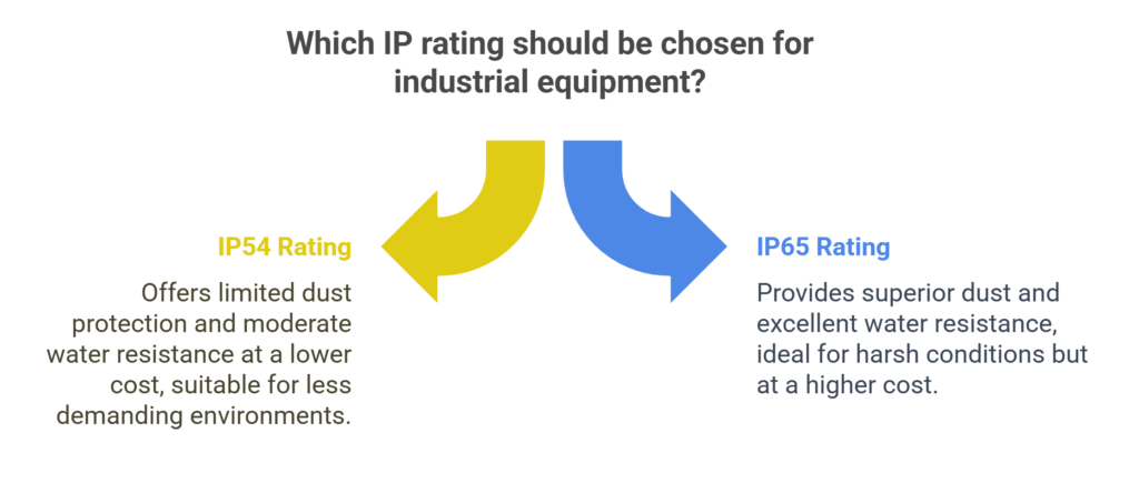 IP65 or IP54: The Difference and What Industrial Manufacturers Need to Know