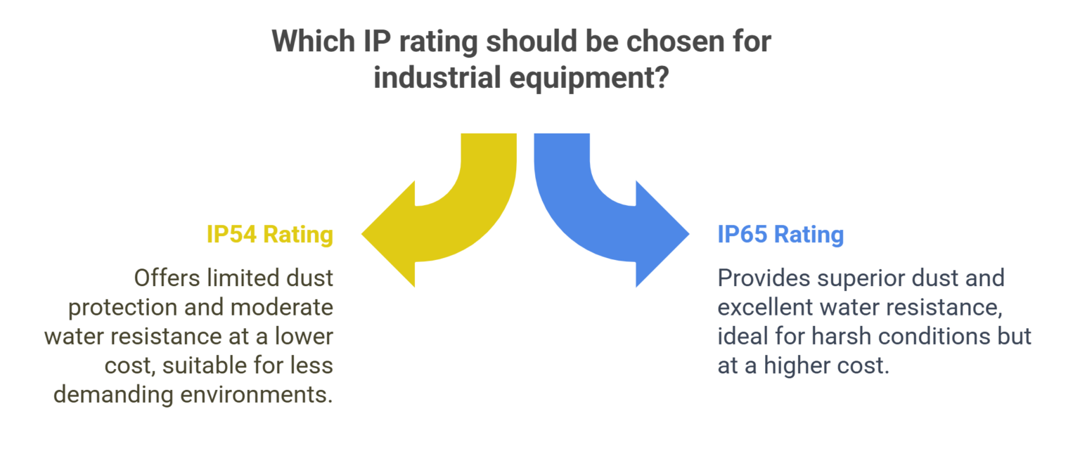 IP65 or IP54: The Difference and What Industrial Manufacturers Need to Know