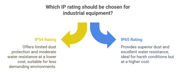 IP65 or IP54: The Difference and What Industrial Manufacturers Need to Know
